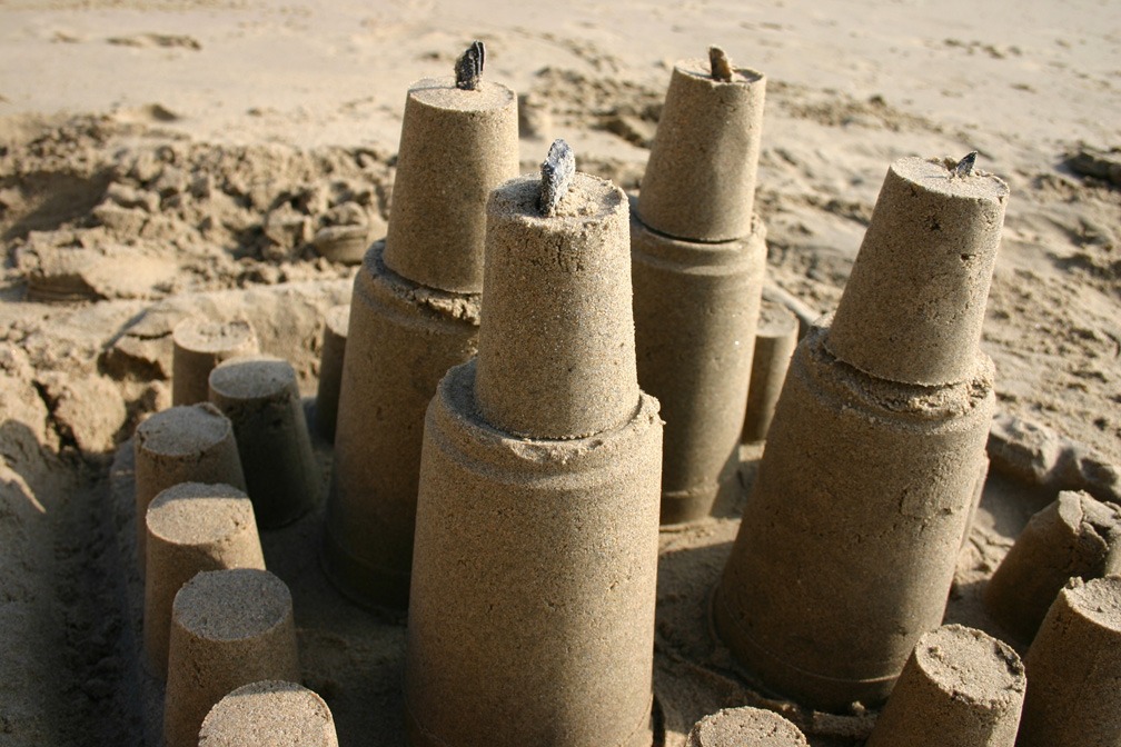 Simple Sand Castle Designs